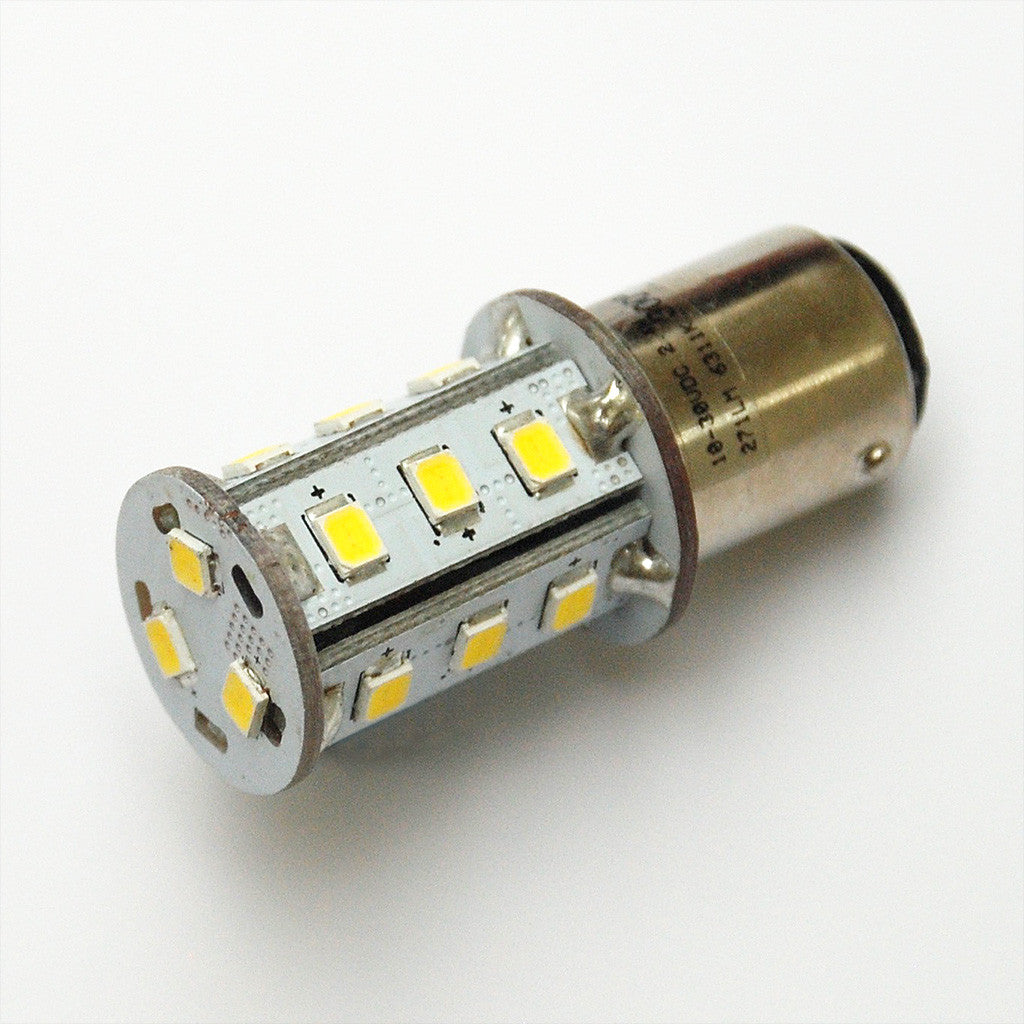 BA15D 18 SMD 2835 High Output LED Compact Lamp • Boatlamps