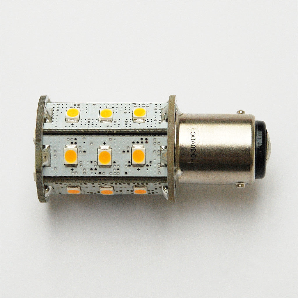 BA15D 24 SMD 2835 High Output LED Lamp • Boatlamps