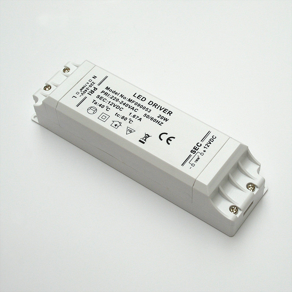 Non Waterproof LED Driver: Constant Voltage 12V / 20W from AC 230V ...