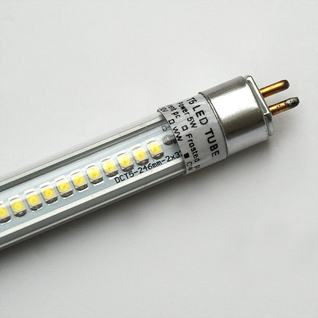 T5 LED Tube Replacement Lamp for 300mm / 12in Fluorescent Fixtures ...